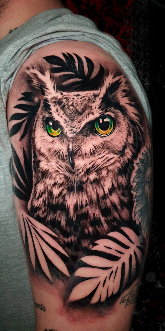 Buho • Sick Nurse Tattoo by Rafa Garabal